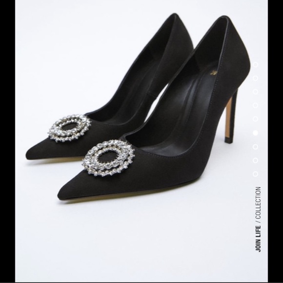 Zara | Shoes | Zara Embellished Pumps | Poshmark